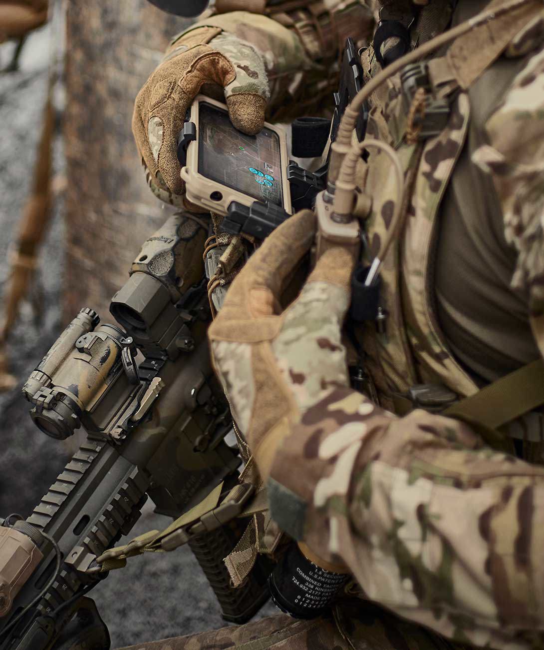 Tri com control unit | 4 PTT buttons | INVISIO V60 ADP II